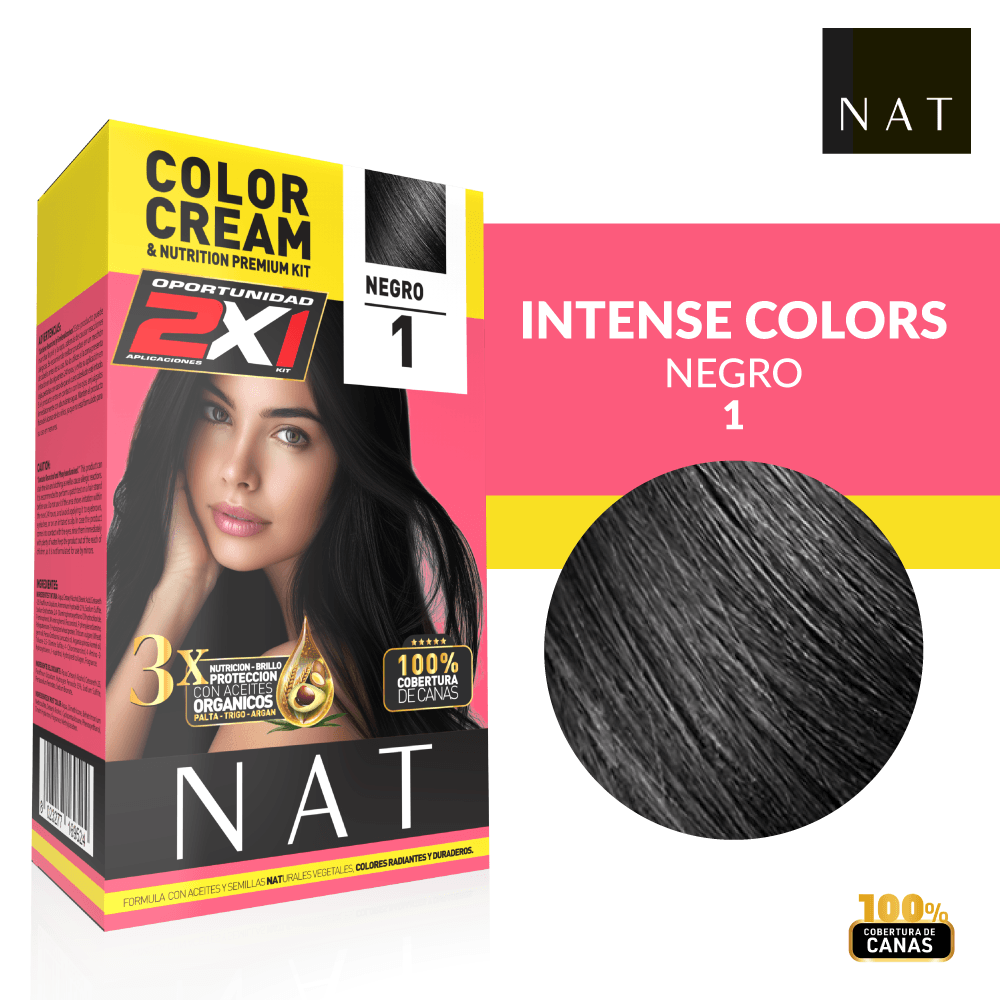 KIT DOBLE Nat Kit Tubo+Sachet 50G S1 Black