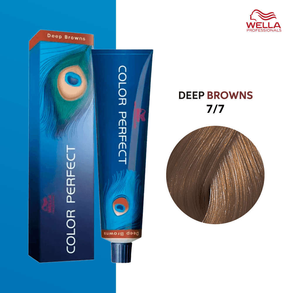 Wella Professionals Tintura Color Perfect 60Ml Rubio Mediano Marrón 7-7